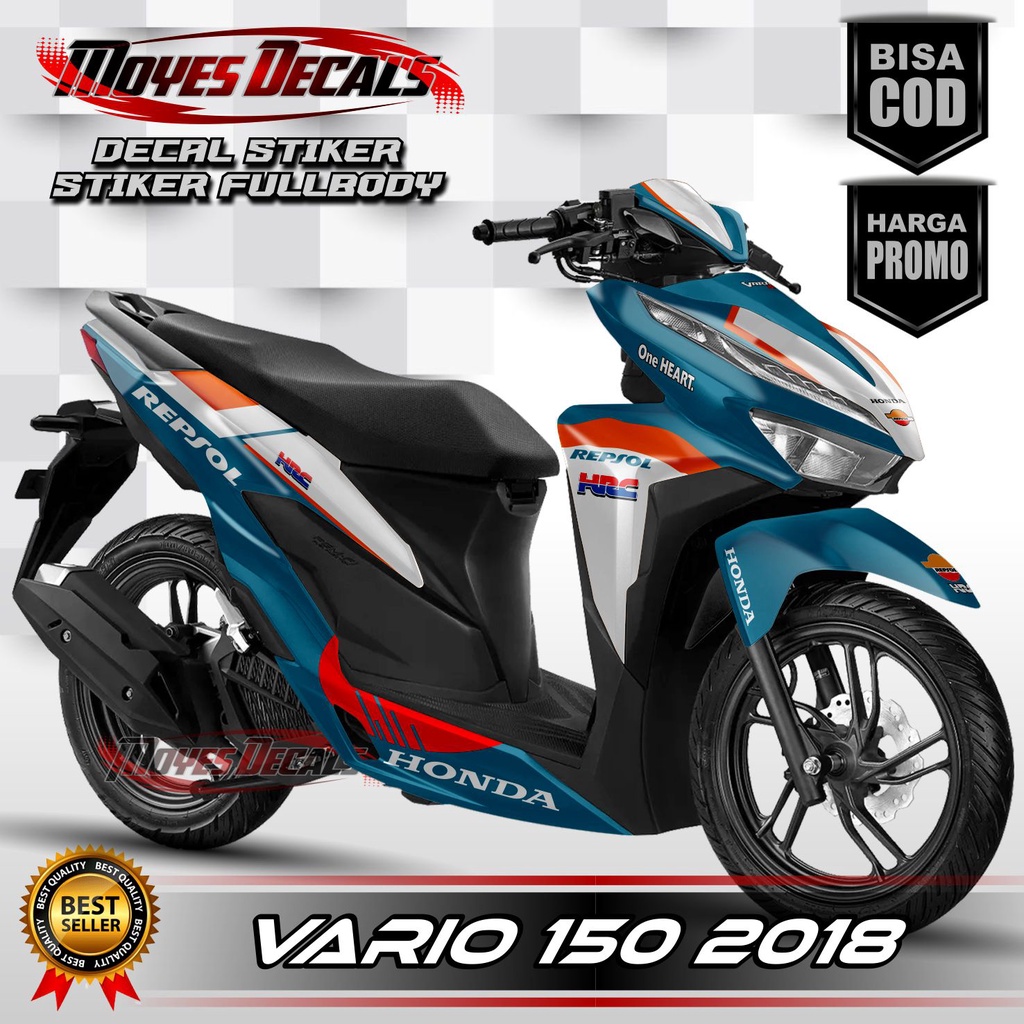 Jual decal vario new 150 2018 stiker striping vario 150 stiker fullbody ...