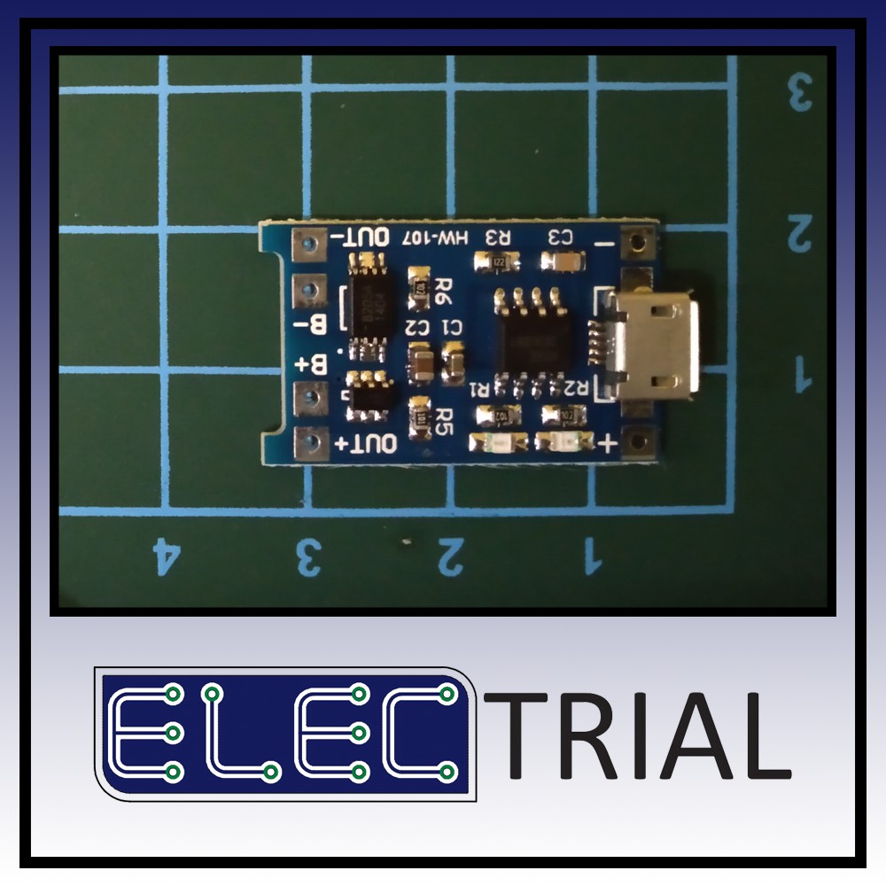 Jual Modul Charger Baterai Lithium Mikro USB 5V 1A 18650 TP4056 dengan ...