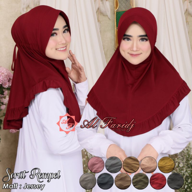 Jual [BISA COD] [MURAH]!!! jilbab rample/jilbab bergok rample/Jilbab ...