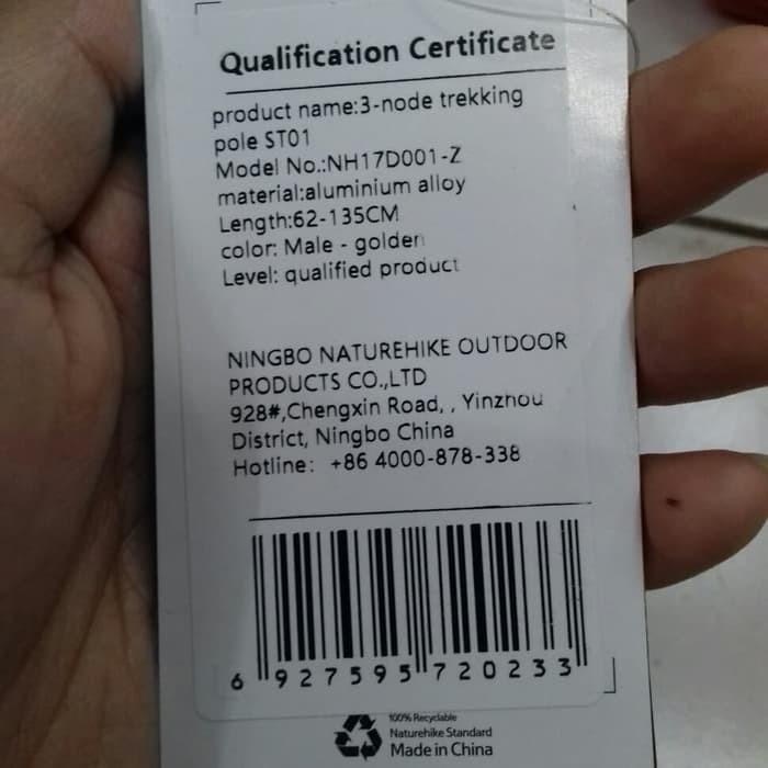 Jual Tongkat | Treking Tracking Pole Naturehike Type Nh17D001 Tongkat ...