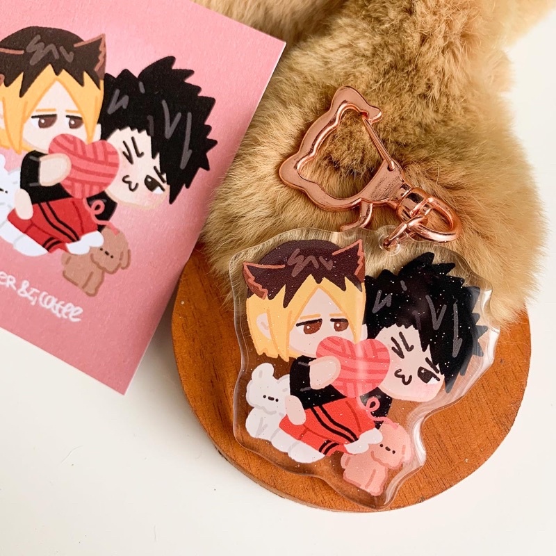 Jual SOFTBOY EPOXY GLITTER KEYCHAIN VOL.3 (ERURI, SATOSUGU, KUROKEN ...