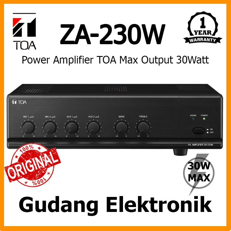 Jual Amplifier TOA ZA-230W (30watt) | Shopee Indonesia