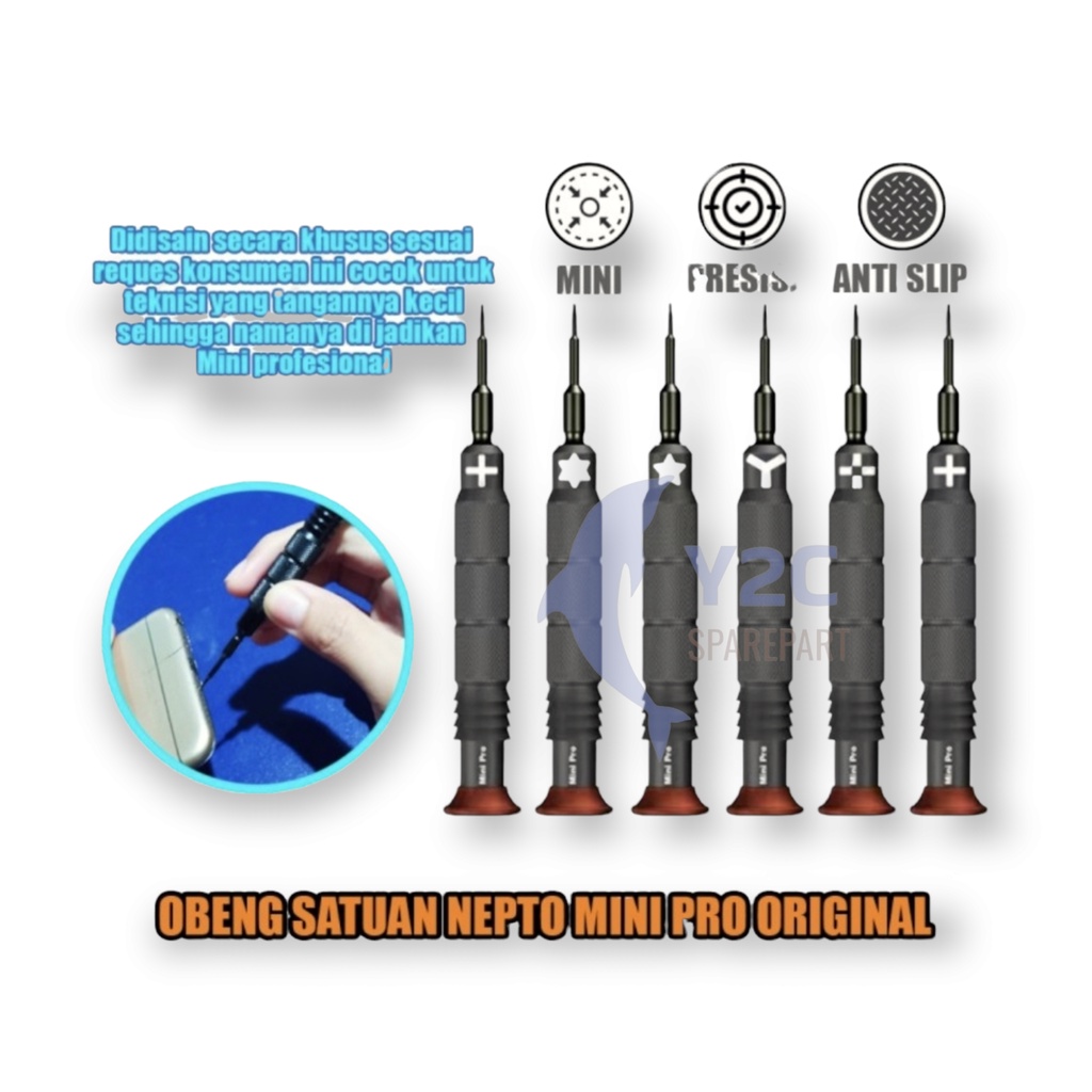 Jual OBENG SATUAN MAGNET NEPTO MINI PRO / ALAT SERVIS SERVICE HP ...