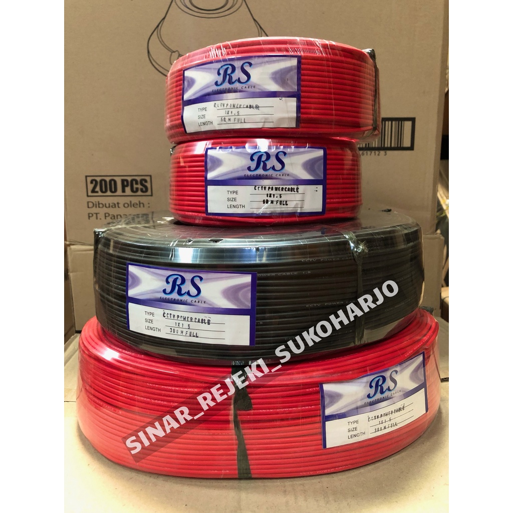 Jual Kabel NYA 1,5 mm 1.5 mm TEMBAGA MURNI SNI Kabel Listrik, kabel kawat tunggal 1,5 NYA 1X1,5 ...