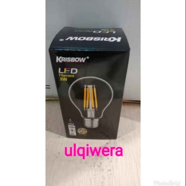 Jual Lampu LED filament krisbow 3 wat vintage | Shopee Indonesia