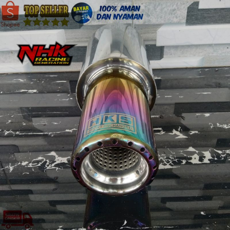 Jual KNALPOT MOBIL RACING HKS FULL STAINLES SUARA FULL NGEBAS UNTUK ...