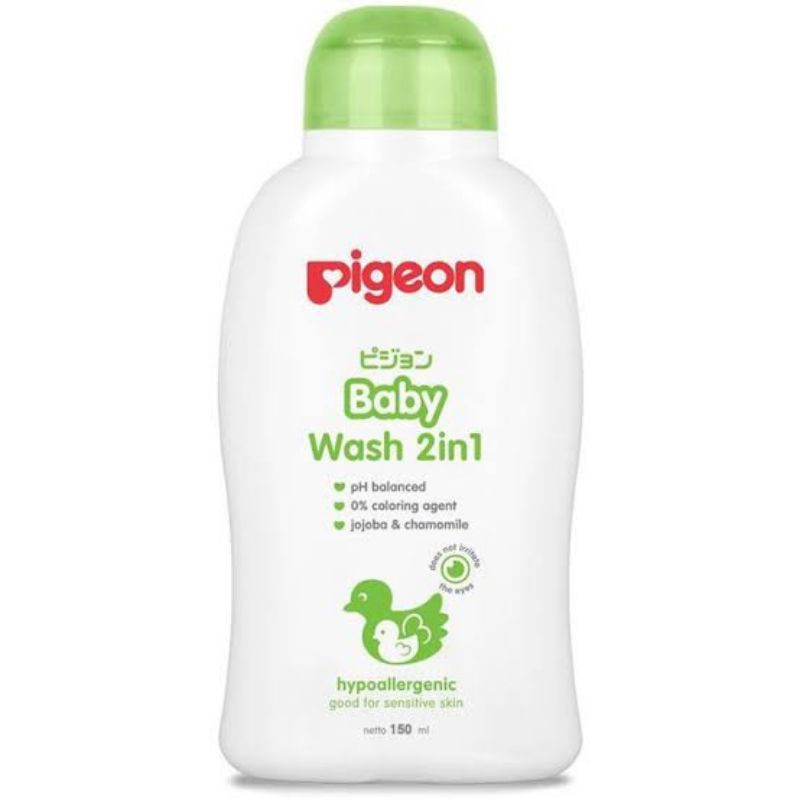 Jual PIGEON Baby Hair And Body Wash 150 ml Chamomile 2in1 Sabun Shampoo ...