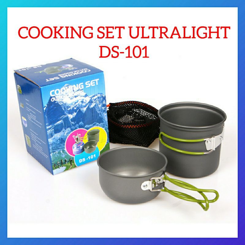 Jual Nesting cooking set ultralight panci masak ds 101 | Shopee Indonesia