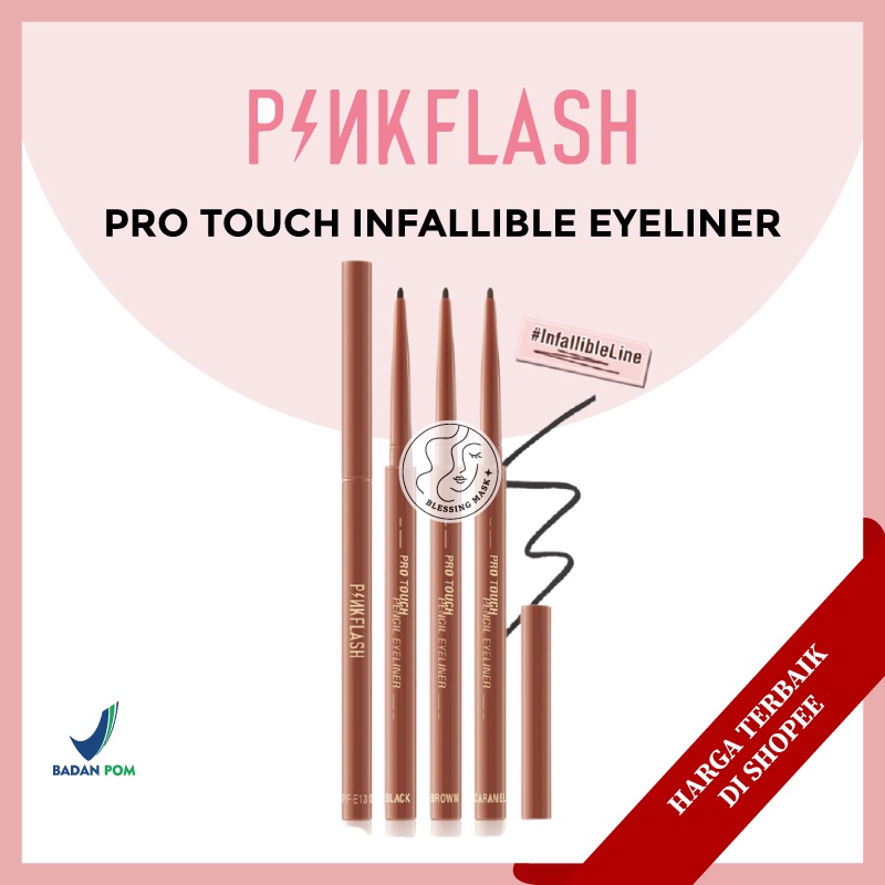 Jual PINKFLASH Pro Touch Pencil Eyeliner - InfallibleLine Hyperfine ...