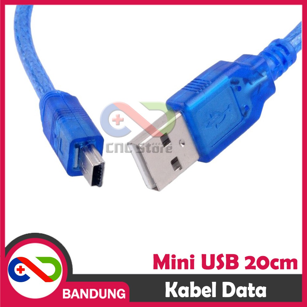 Jual KABEL DATA MINI USB FOR NANO V3 BIRU 30 CM CABLE DATA | Shopee ...