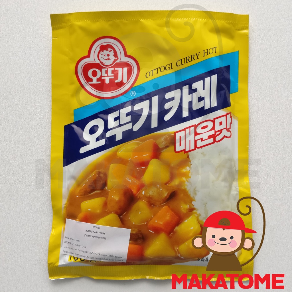 Jual Ottogi Curry Powder Hot 100g Bumbu kari korea otogi 100 gr pedas ...