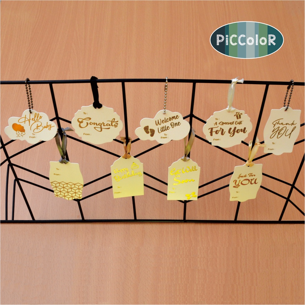 Jual PRESENT GIFT TAG / KARTU UCAPAN HADIAH / KADO / HANG TAG HAMPERS ...