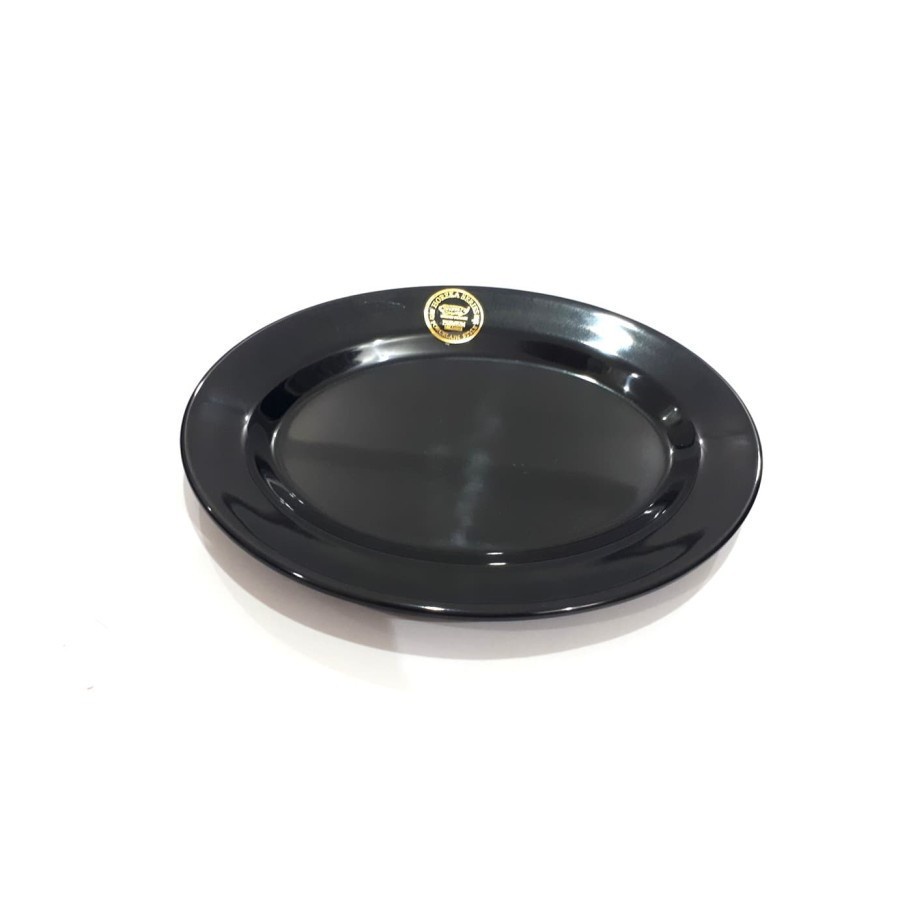 Jual P5610 Piring Oval Lodor 10 inc Hitam Horeka Golden Dragon - PM ...