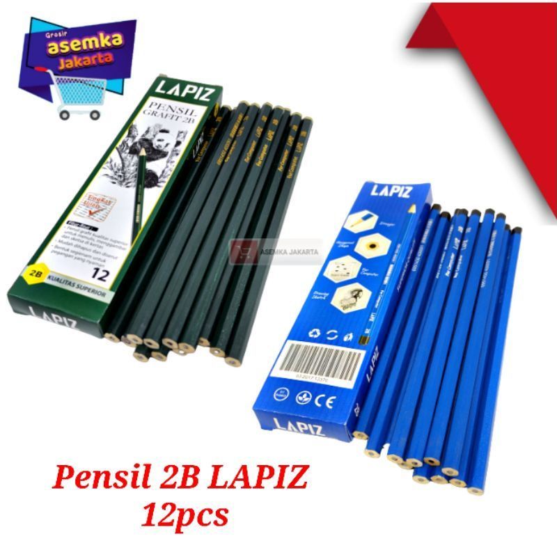 Jual Pensil LAPIZ 2B computer 1 lusin(isi12pcs) | Shopee Indonesia