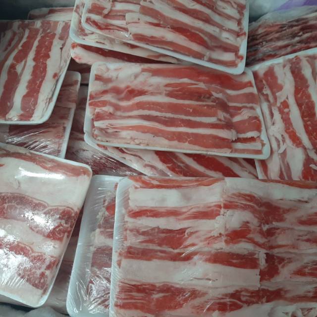 Jual Daging slice US short plate packing 500 gram | Shopee Indonesia