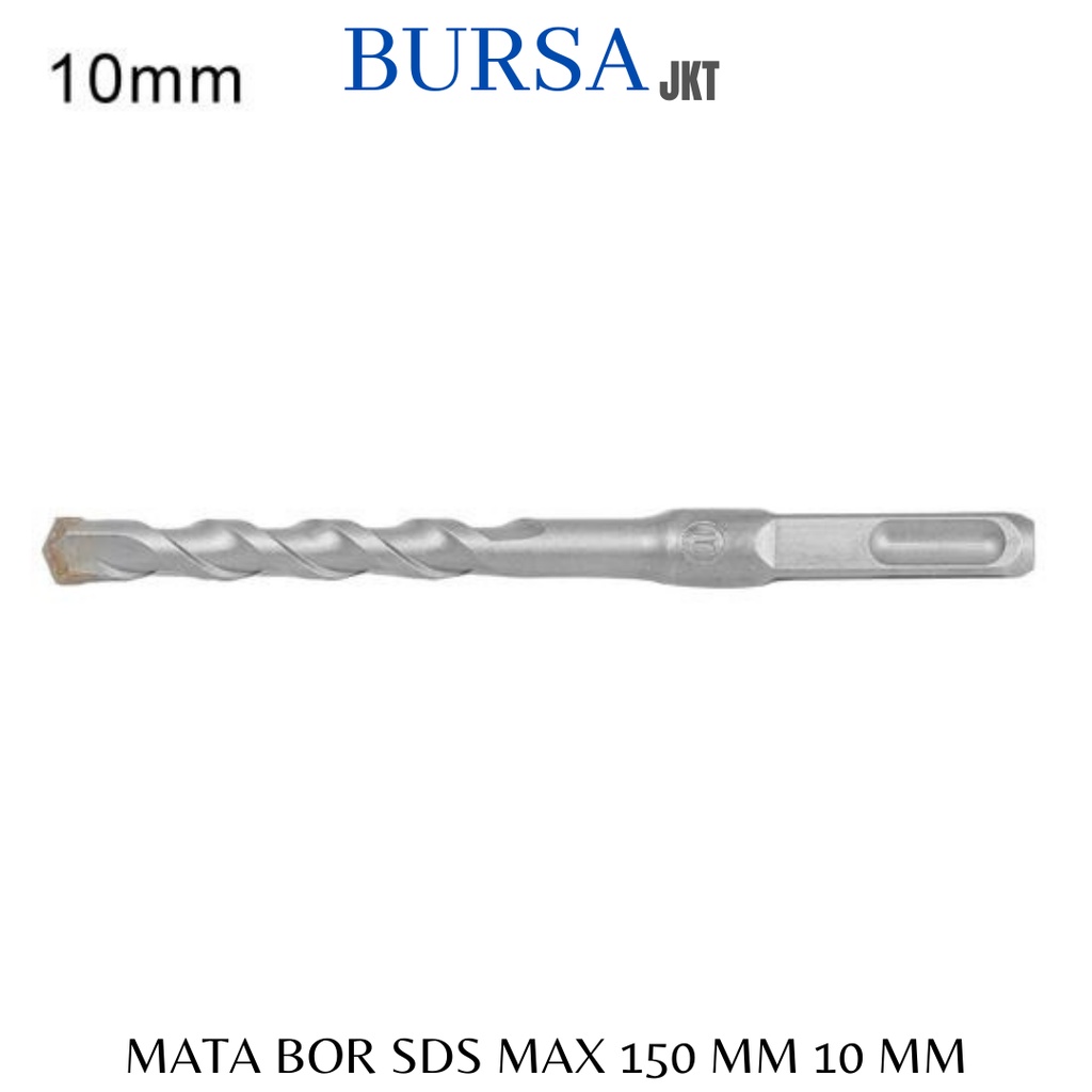 Jual 10 MM MATA BOR SDS MAX PANJANG 150 MM LURUS BOBOK PAHAT BETON ...
