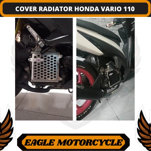 Jual Cover Radiator Vario 110 Karbu Tutup Radiator Model HRC CNC 5 ...