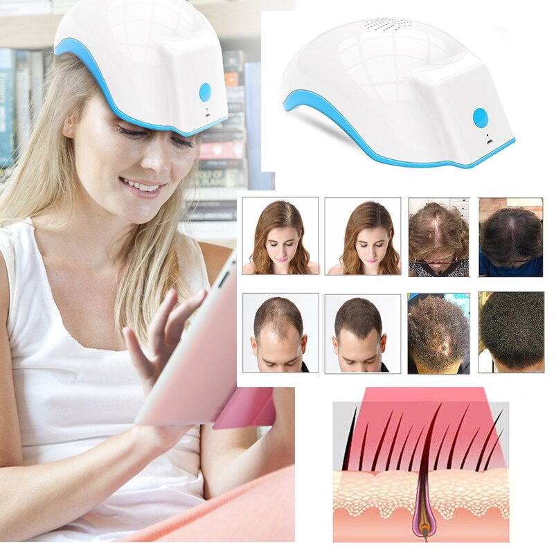 Jual PREORDER Unisex Laser Hair Mask Helmet Anti-hair Loss Stimulation ...