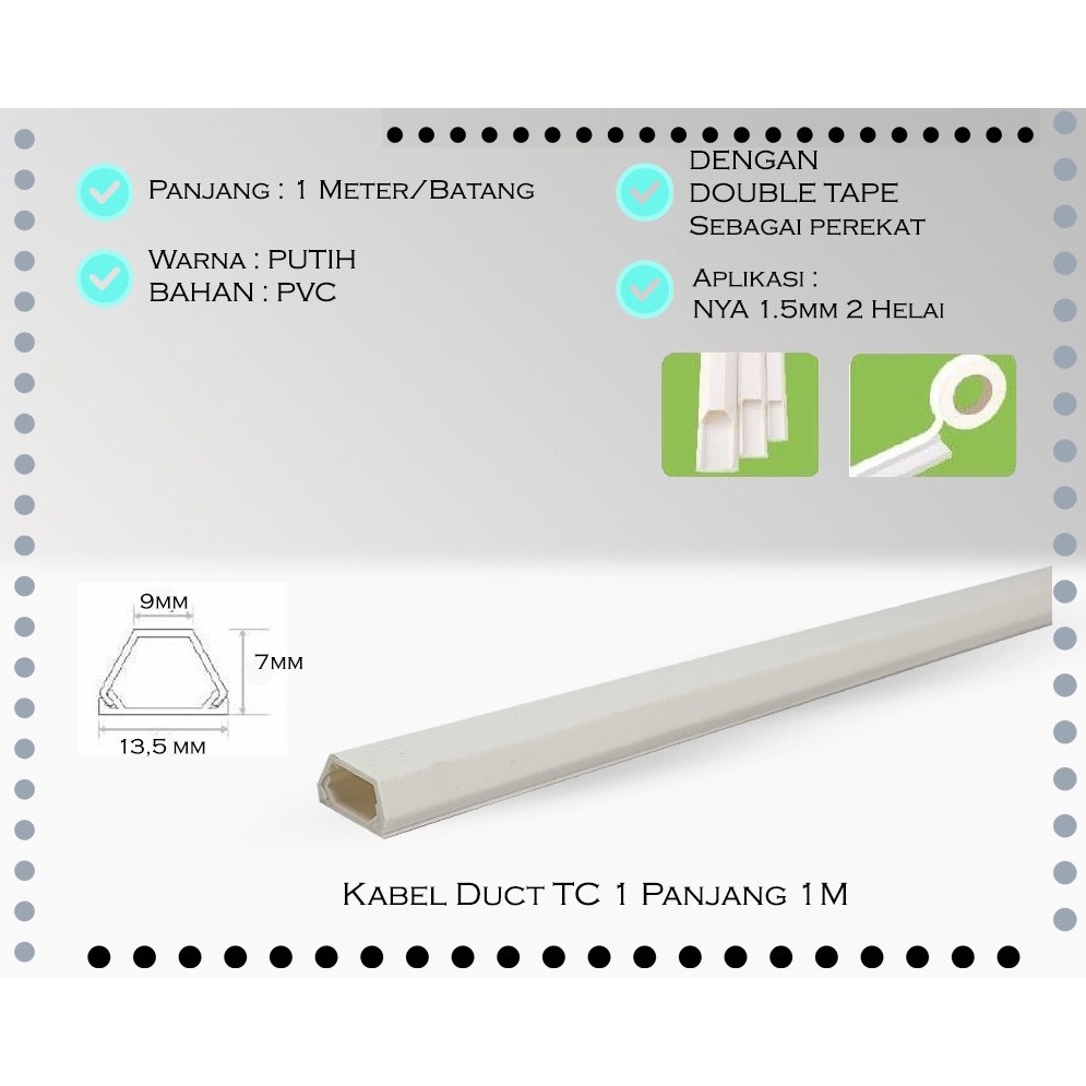 Jual KABEL DUCT / TC1 TC2 TC3 TC4 NICHI OR ALCO | Shopee Indonesia