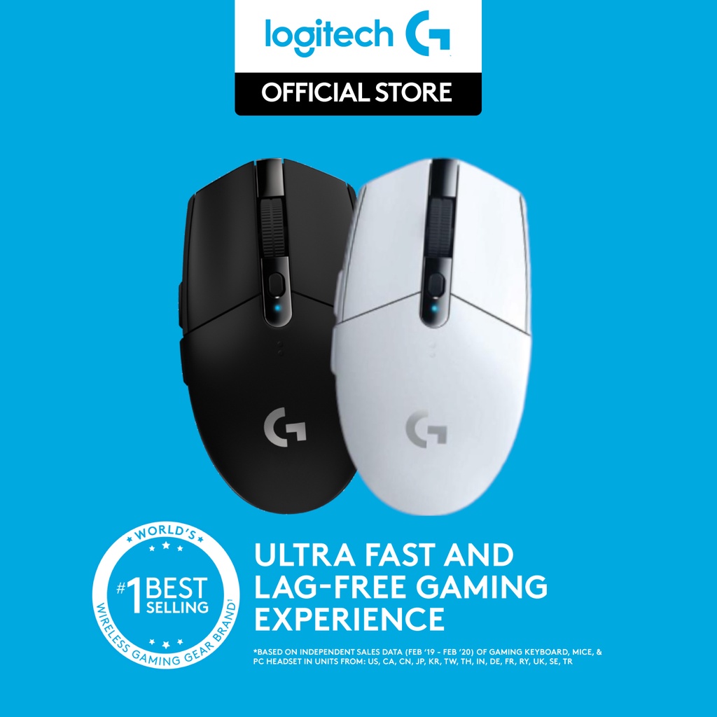 Jual [100% ORI] Logitech G304 Lightspeed Mouse Gaming Wireless Sensor 12K DPI | Shopee Indonesia