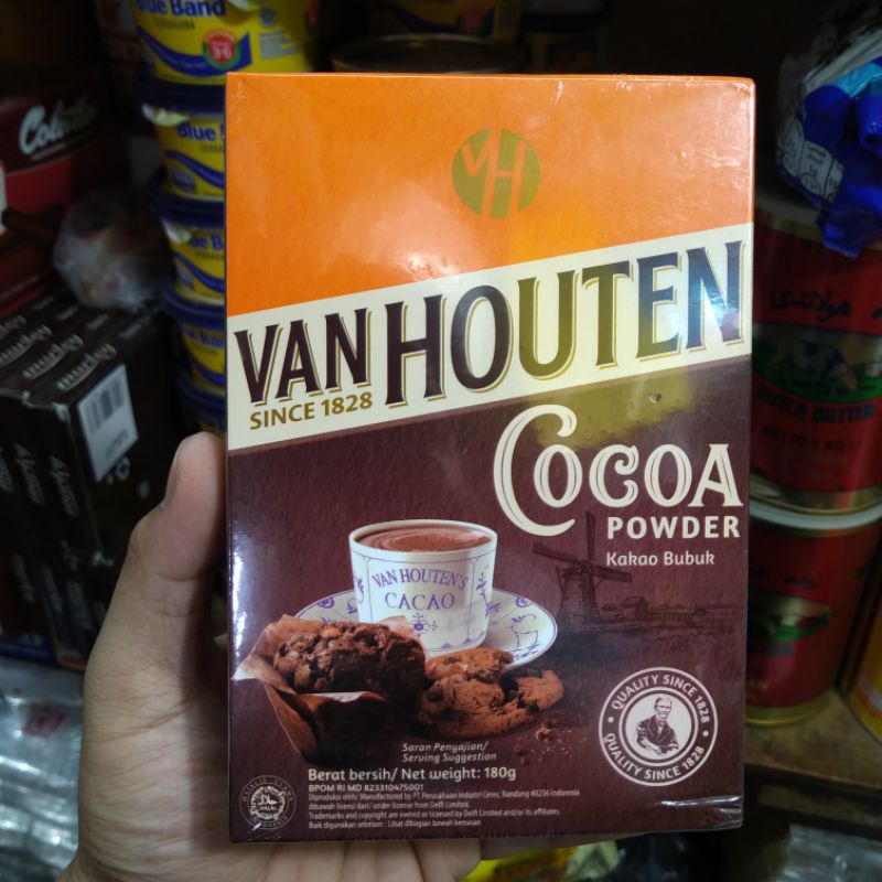 Jual Van Houten Coklat Bubuk Cocoa Powder 165gr | Shopee Indonesia