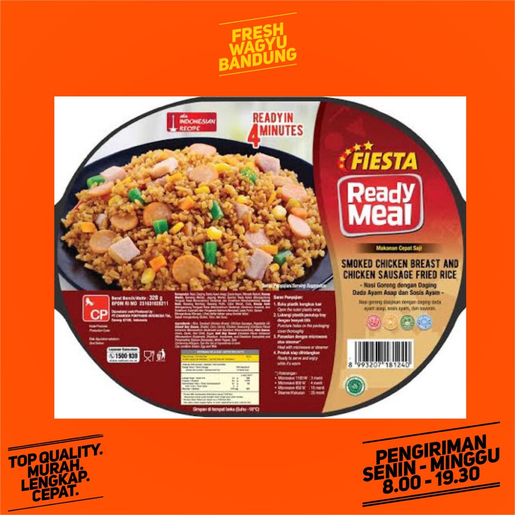 Jual FIESTA READY MEAL FRIED RICE CHICKEN BREAST Nasi Goreng Dada Ayam ...