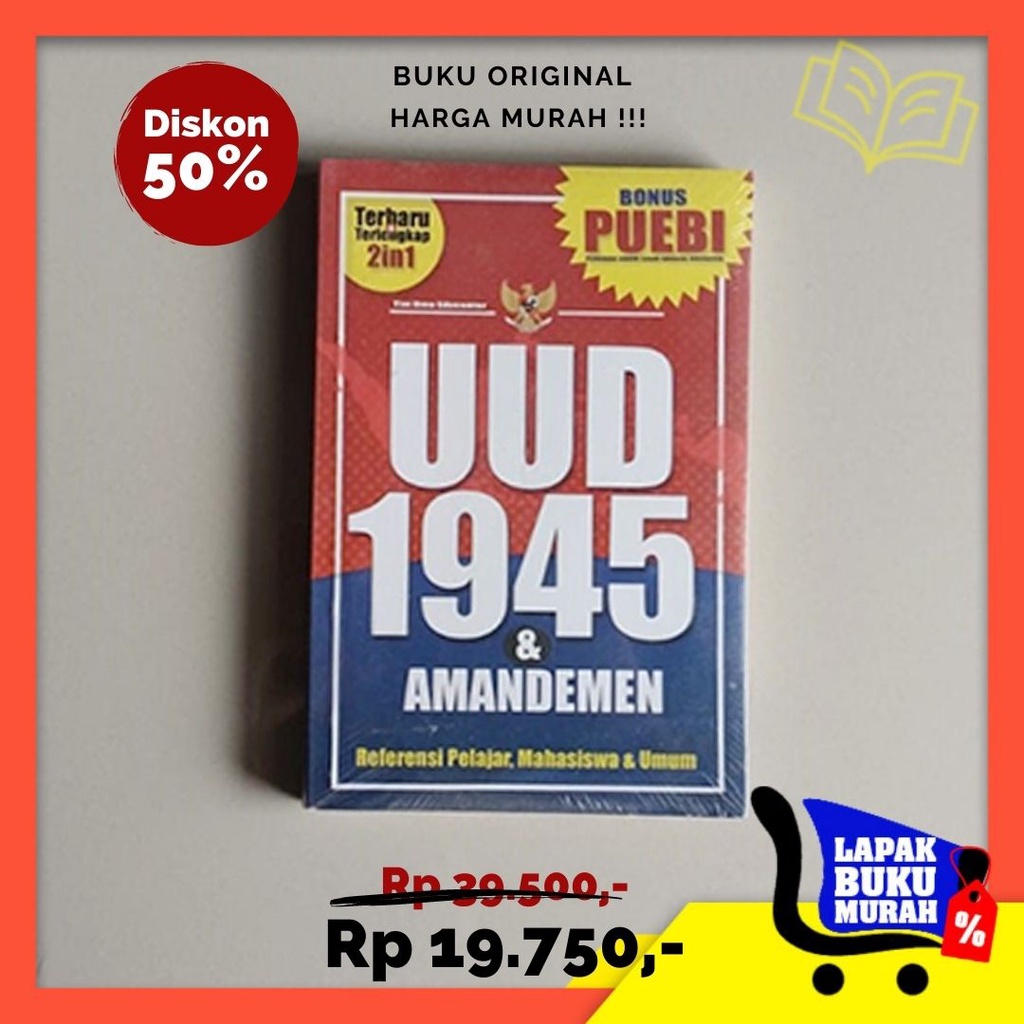 Jual UUD 1945 dan Amandemen Bonus PUEBI | Shopee Indonesia