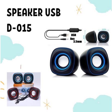 Jual Speaker USB D-015 Mini Multimedia for PC Komputer Laptop | Shopee Indonesia