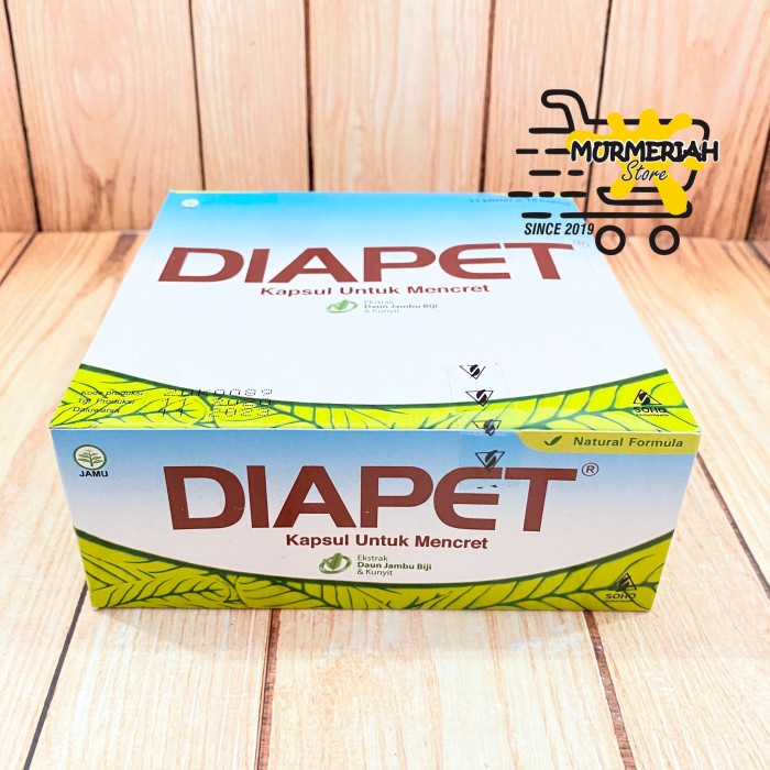 Jual DIAPET Box isi 12 blister(120 kapsul)- Obat Diare | Shopee Indonesia