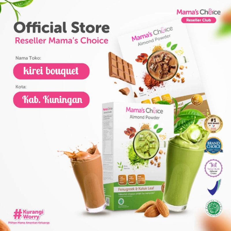 Jual Almond Milk Powder ASI Booster MACHA mama's choice 100% original ...