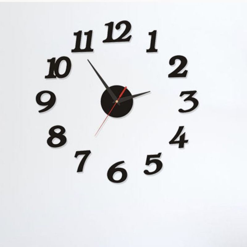 Jual Jam Dinding 3D Jam Dinding Tembok Analog/ Jam Dinding Import/ Jam ...