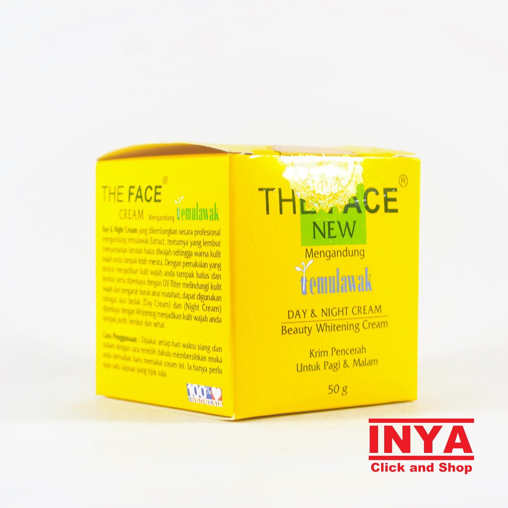Jual Krim Muka THE FACE TEMULAWAK 60gr Day and Night | Shopee Indonesia