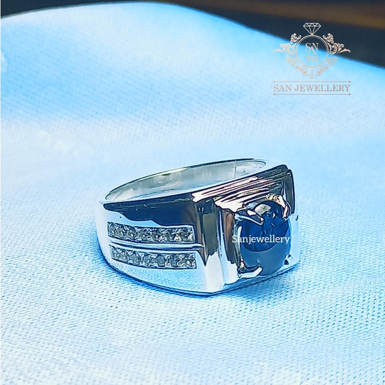 Jual Cincin perak berkualitas cincin pria ikat batu akik permata custom ...