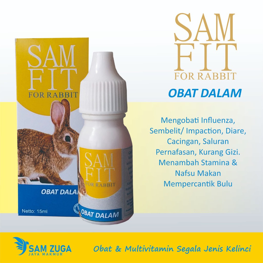 Jual Obat Kelinci Sakit Diare Kembung Flu Lemas Muntah Tidak Mau Makan ...