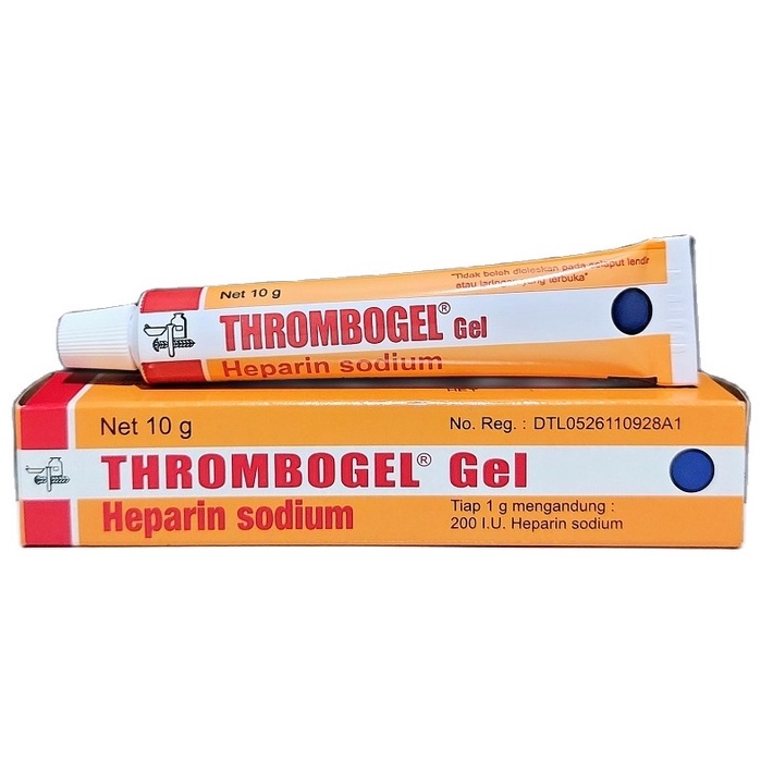 Jual THROMBOGEL GEL 10 GRAM HEPARIN SODIUM MEREDAKAN LEBAM | Shopee ...