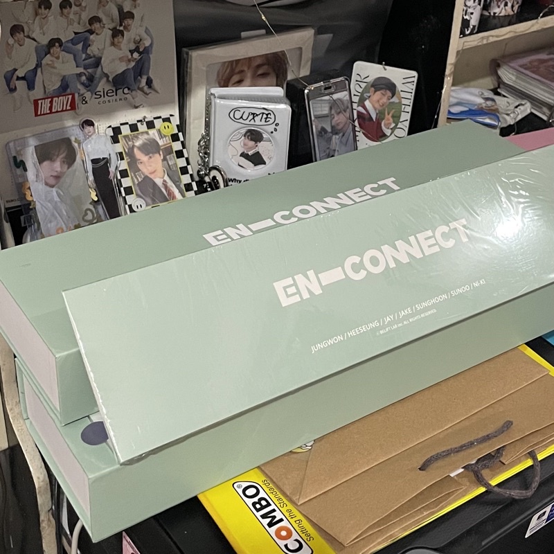 Jual Box + Paper Stand ENHYPEN EN-CONNECT trading card tc | Shopee ...