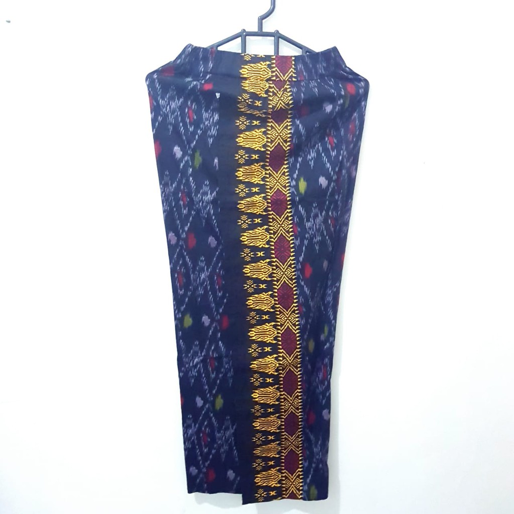 Jual ROK PENCIL KAIN BALI BIRU TUA ORIGINAL | Shopee Indonesia