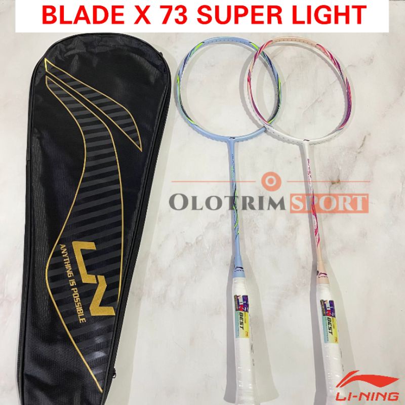 Jual Raket Badminton LINING BLADE X 73 6U 73gram SUPERLIGHT BladeX ...
