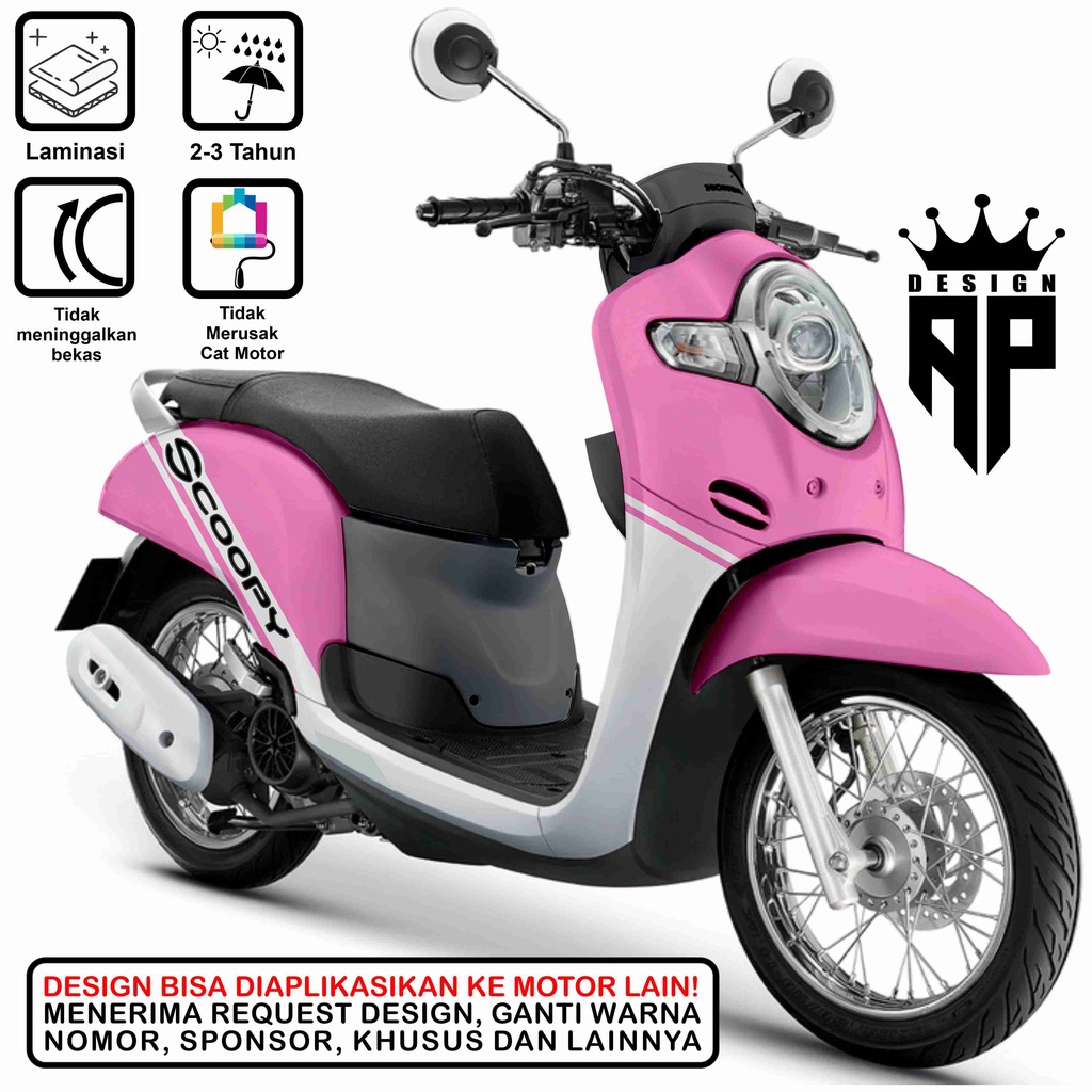 Jual decal sticker scoopy full body FI scopy dekal stikerskopi karbu ...