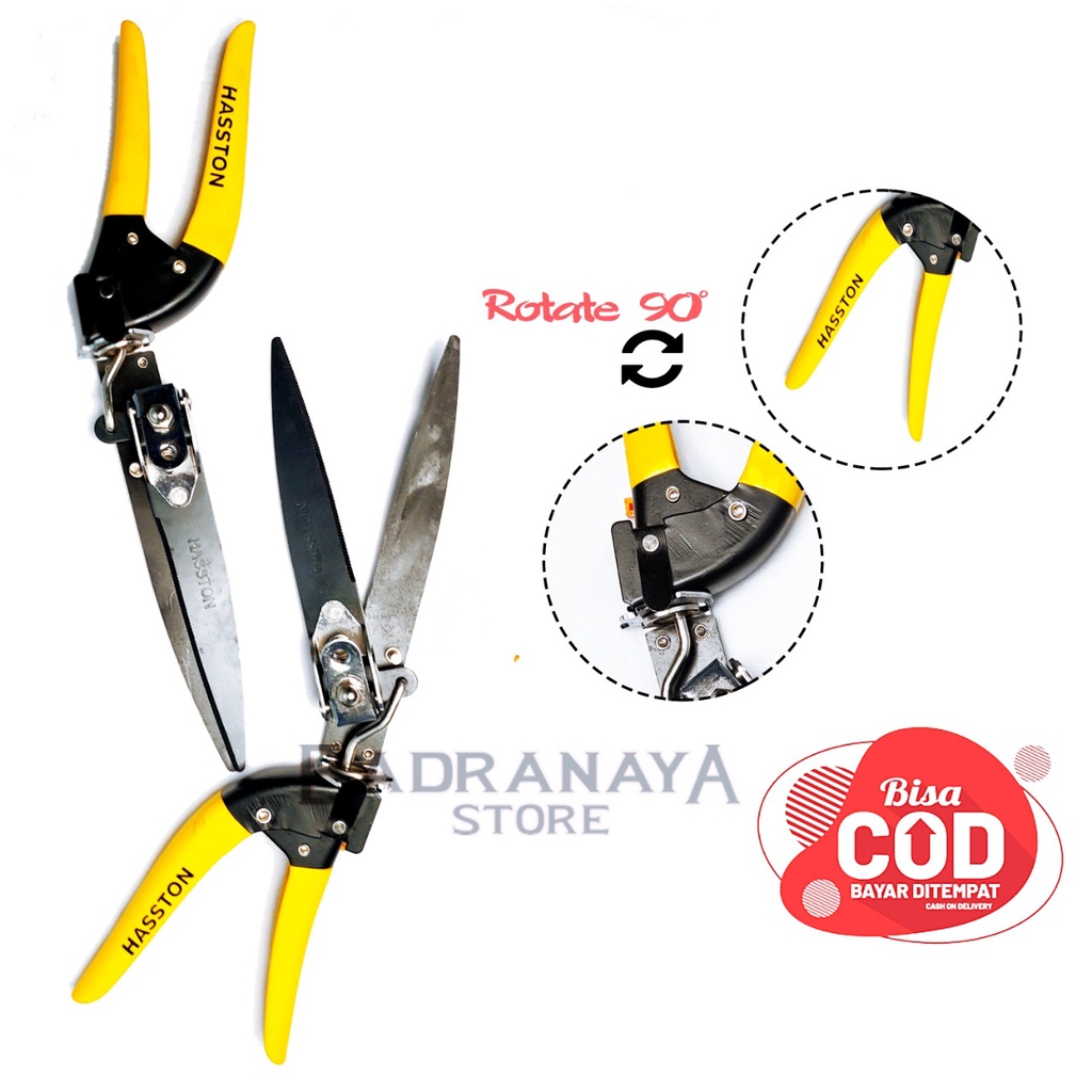 Jual Gunting Rumput Dahan Ranting Hasston 3 Posisi Hasston Gunting ...