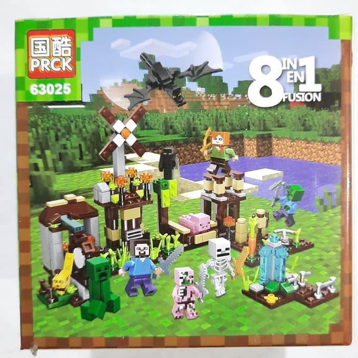 Jual MAINAN BRICKS MY WORLD MINIFIGURE MINECRAFT 8IN1 | Shopee Indonesia