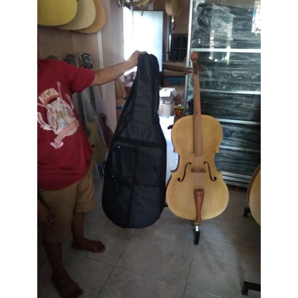 Jual Softcase Tas Gitar Celo Cello Keroncong lapis busa | Shopee Indonesia