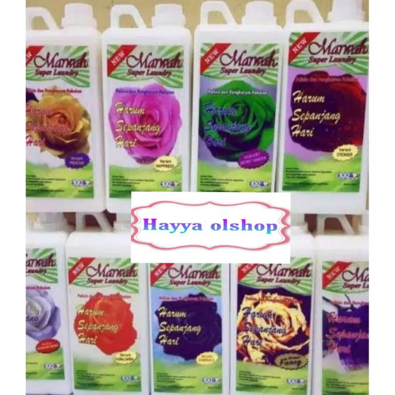 Jual MARWAH PEWANGI LAUNDRY BOTOL 1 LITER | Shopee Indonesia