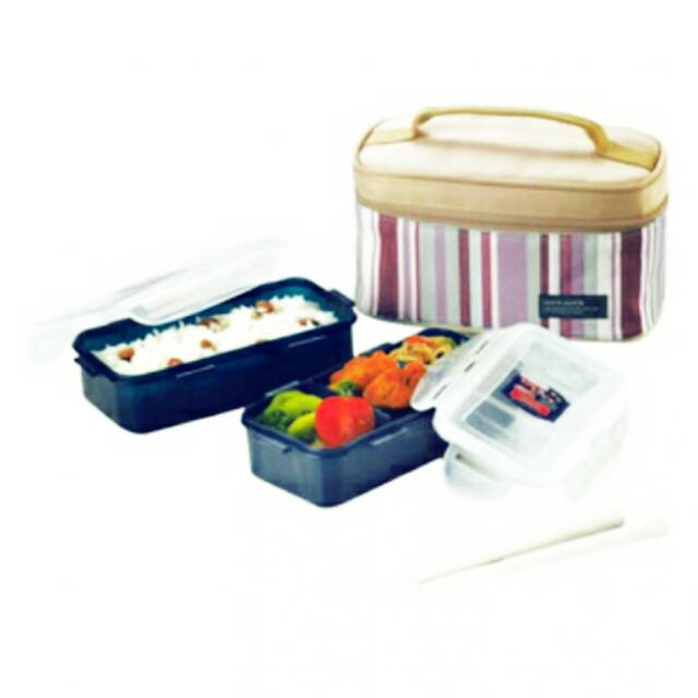 Jual Lock&Lock Lunch Box Set with Chopsticks HPL752SP | Shopee Indonesia