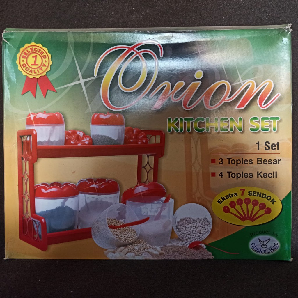 Jual Rak Bumbu Dapur Orion Set/Kitchen Set | Shopee Indonesia