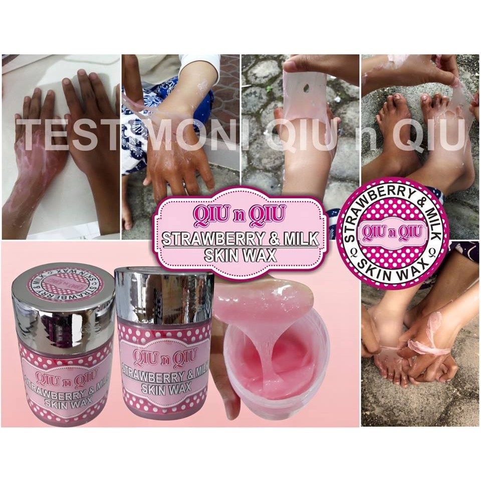 Jual Qiu n Qiu Strawberry & Milk Skin Wax ( Memutihkan & Pengelupasan ...