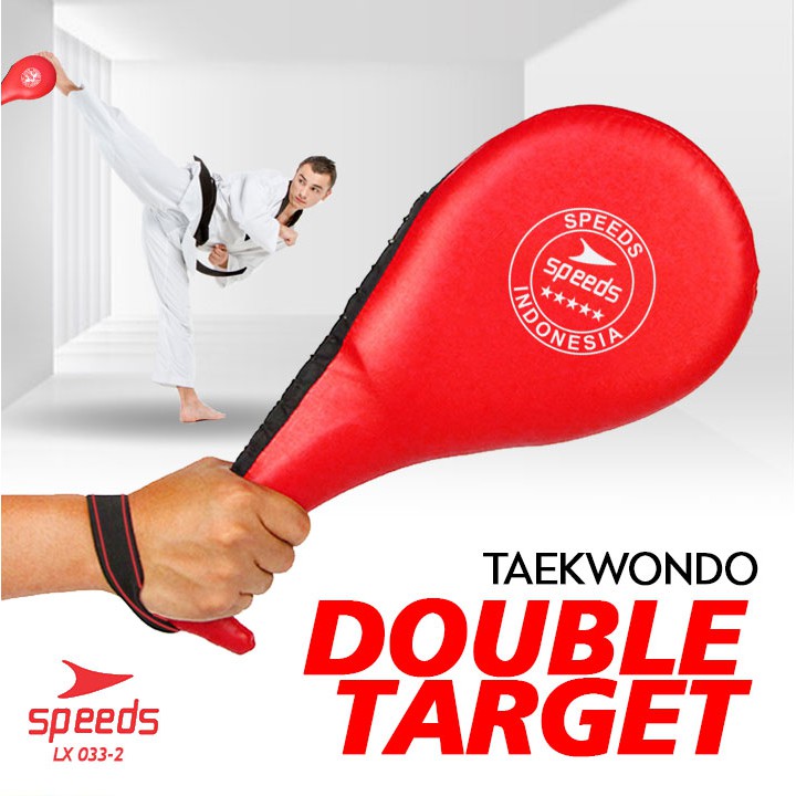 Jual SPEEDS Double Target Taekwondo Foot Target Alat Latihan Taekwondo ...