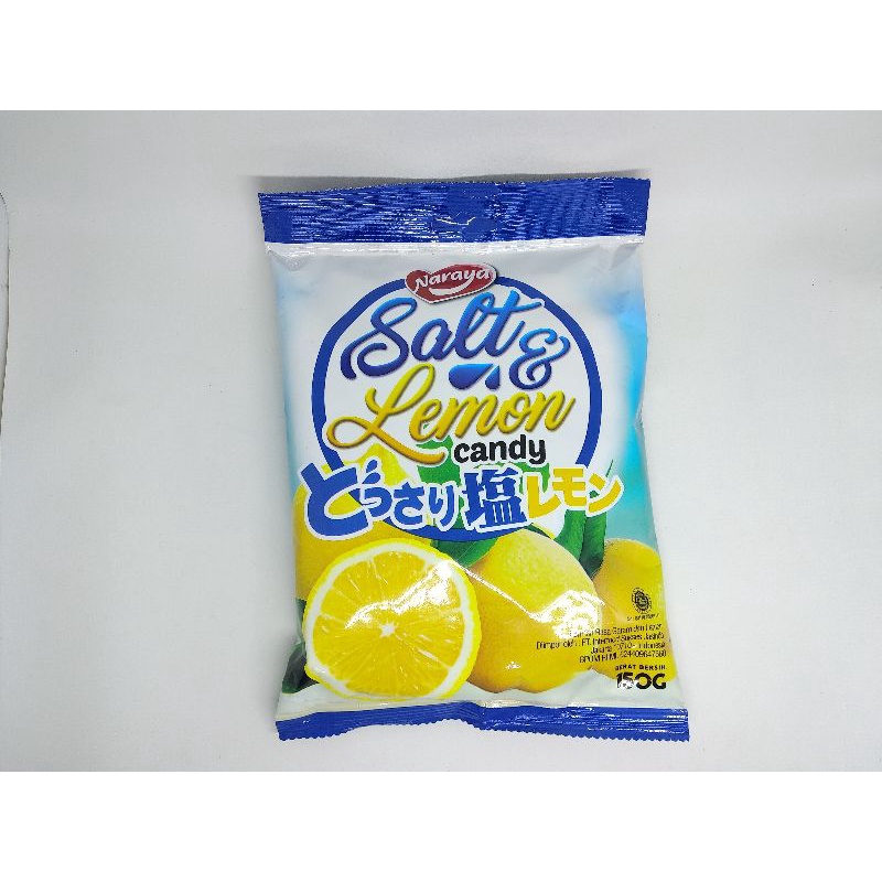 Jual Salt & Lemon Candy Naraya / Permen Rasa Garam dan Lemon | Shopee ...