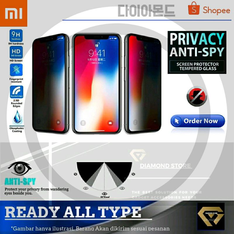 Jual REDMI ANTI SPY / TEMPERED GLASS / SCREEN GUARD / TG / PELINDUNG ...