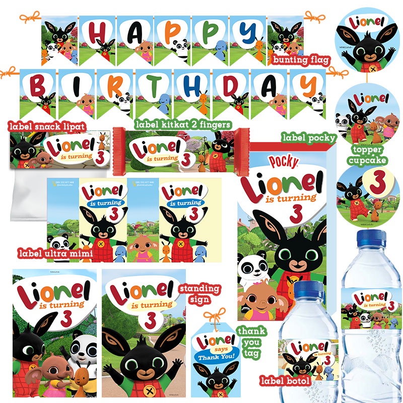 Jual BOY Birthday Dessert Table Printable / Sweet Corner Party ...